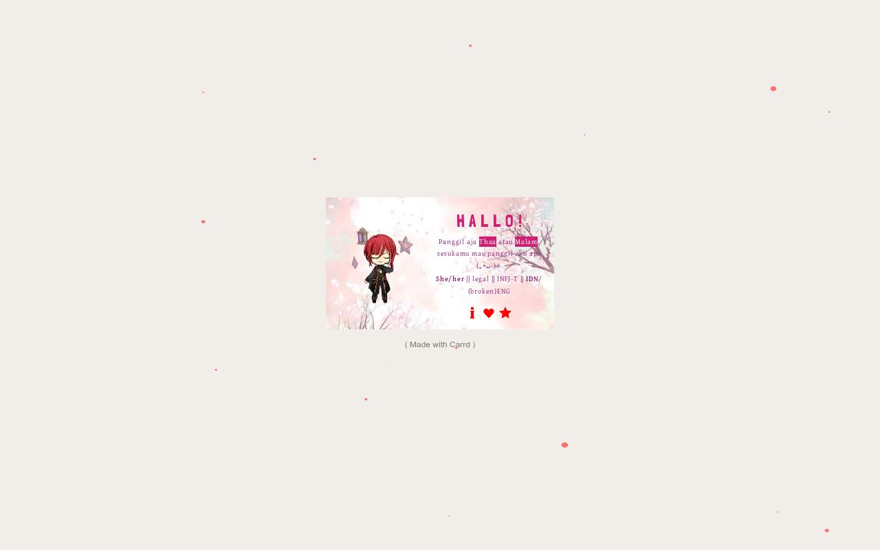 W E L C O M E [amaranthine-springs.carrd.co]